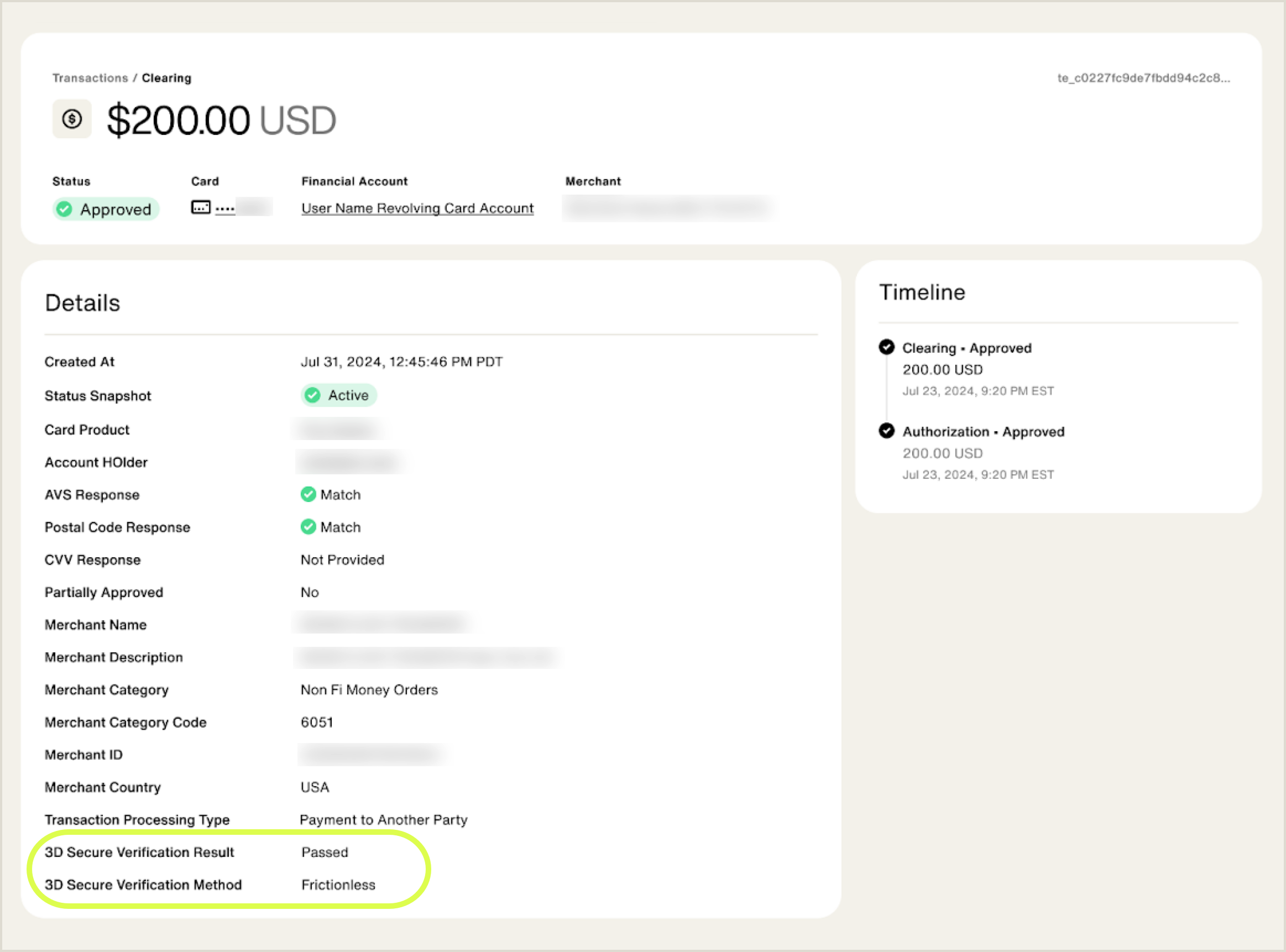 3-D Secure Authentication – Highnote